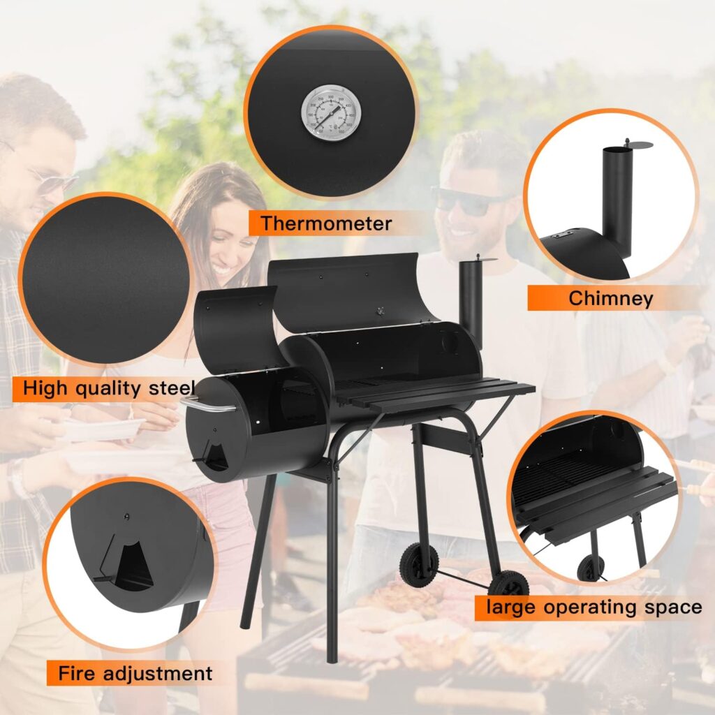 43-inch Charcoal BBQ Grill Review - Cooking Down Home